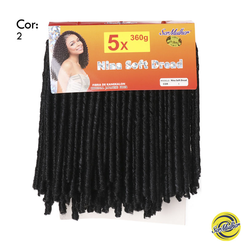 NINA SOFT DREAD 360G – Fibra Sintética – Ser Mulher – Seu Atacado do Cabelo